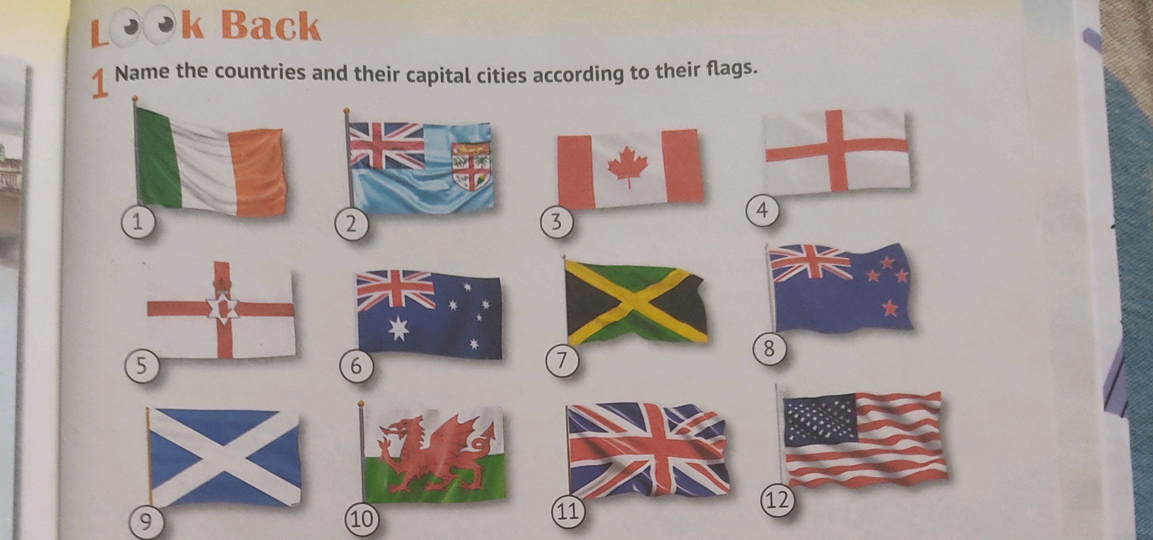 1 Name the countries and their capital | StudyX
