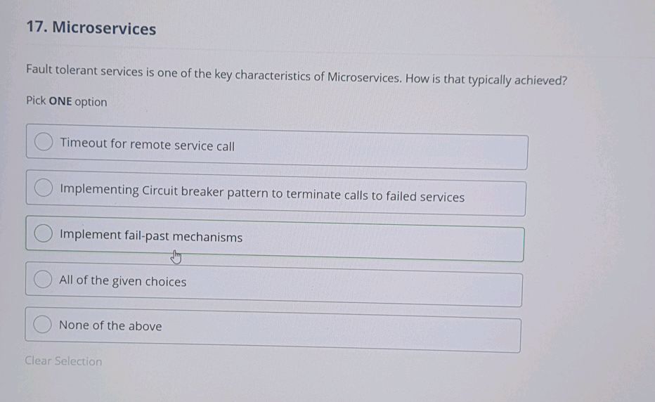 17. Microservices Fault tolerant services | StudyX