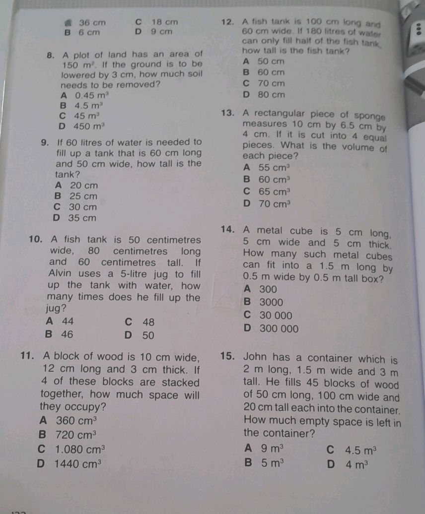 8. A plot of land has an area of 150 $m^2$. | StudyX
