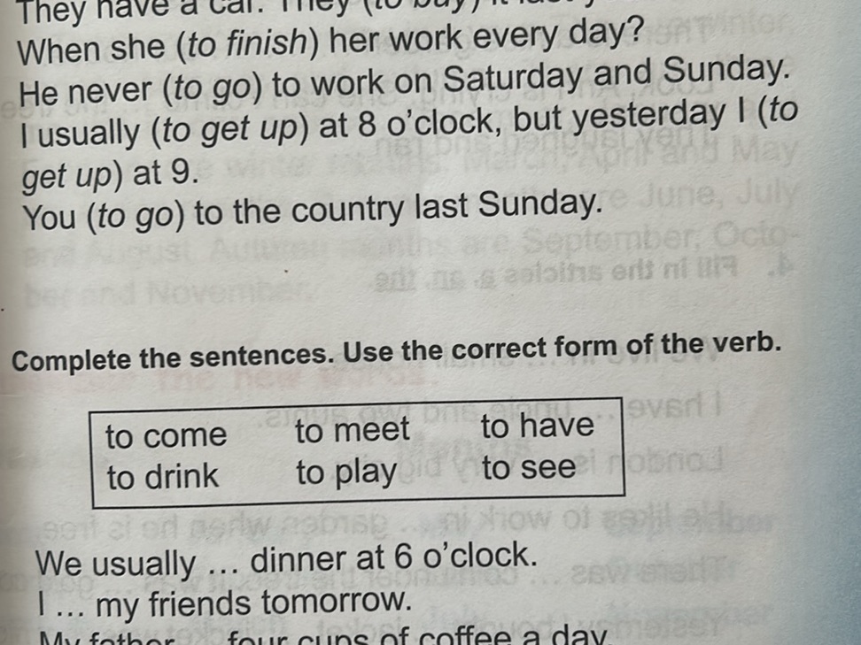 Complete the sentences. Use the correct form | StudyX
