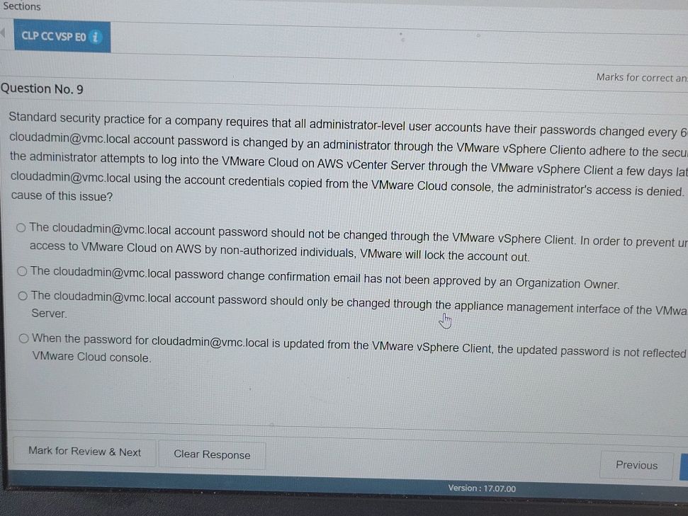 Standard security practice for a company | StudyX