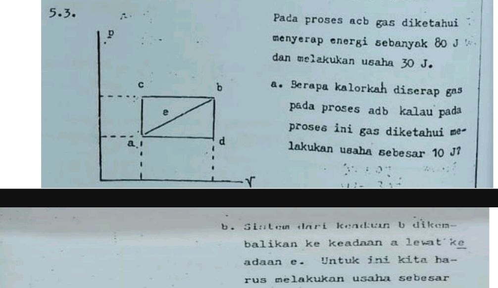 5.3. Pada proses acb gas diketahui menyerap | StudyX