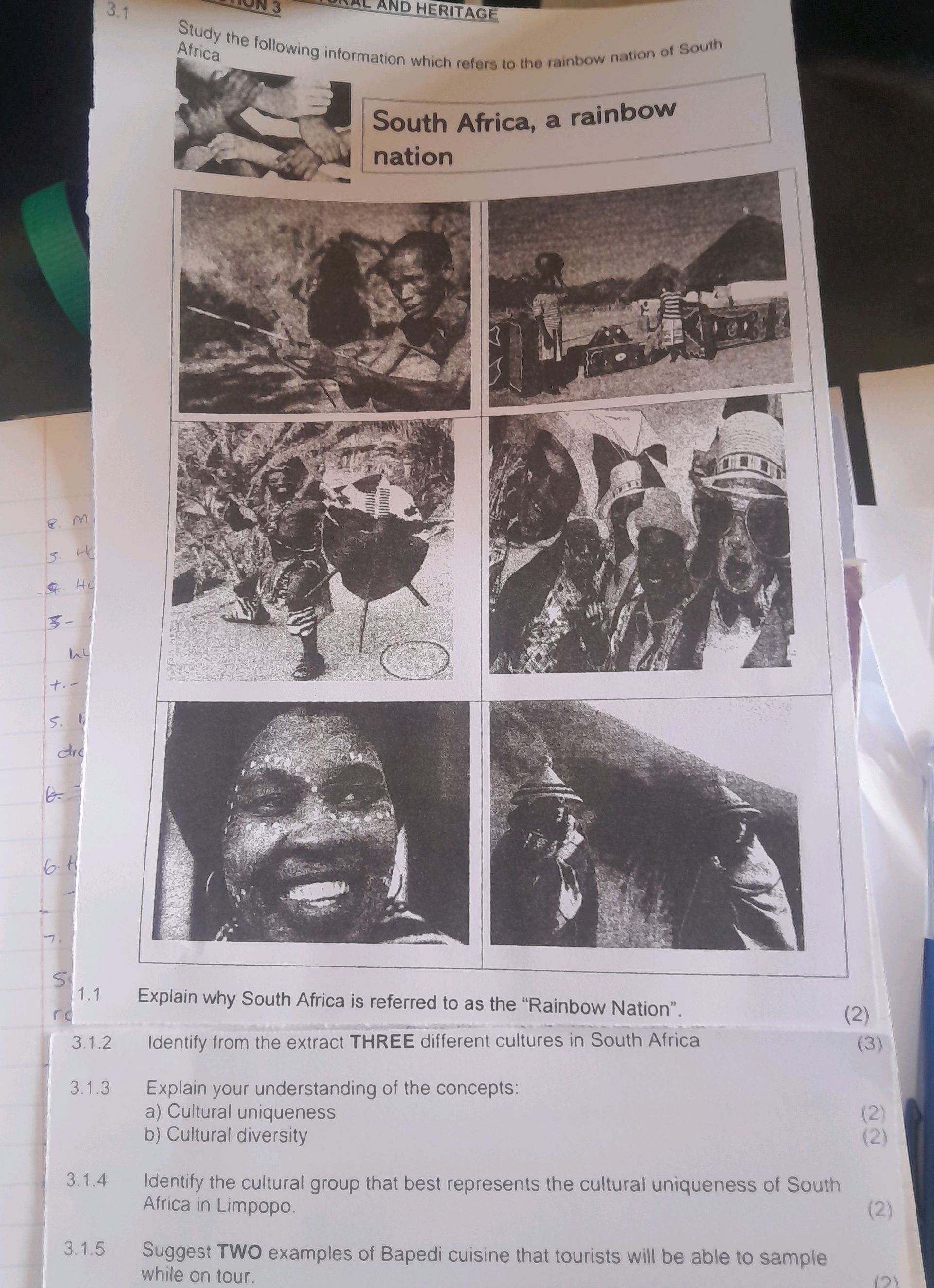 3.1 Study the following information which | StudyX