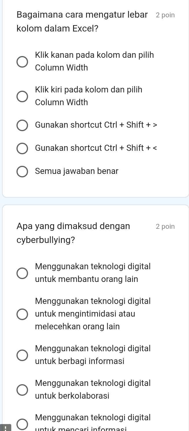 Bagaimana cara mengatur lebar kolom dalam | StudyX