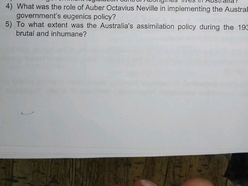 4) What was the role of Auber Octavius | StudyX