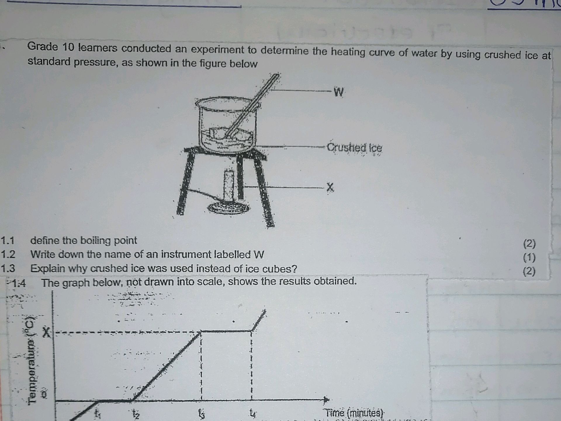 Grade 10 learners conducted an experiment to | StudyX