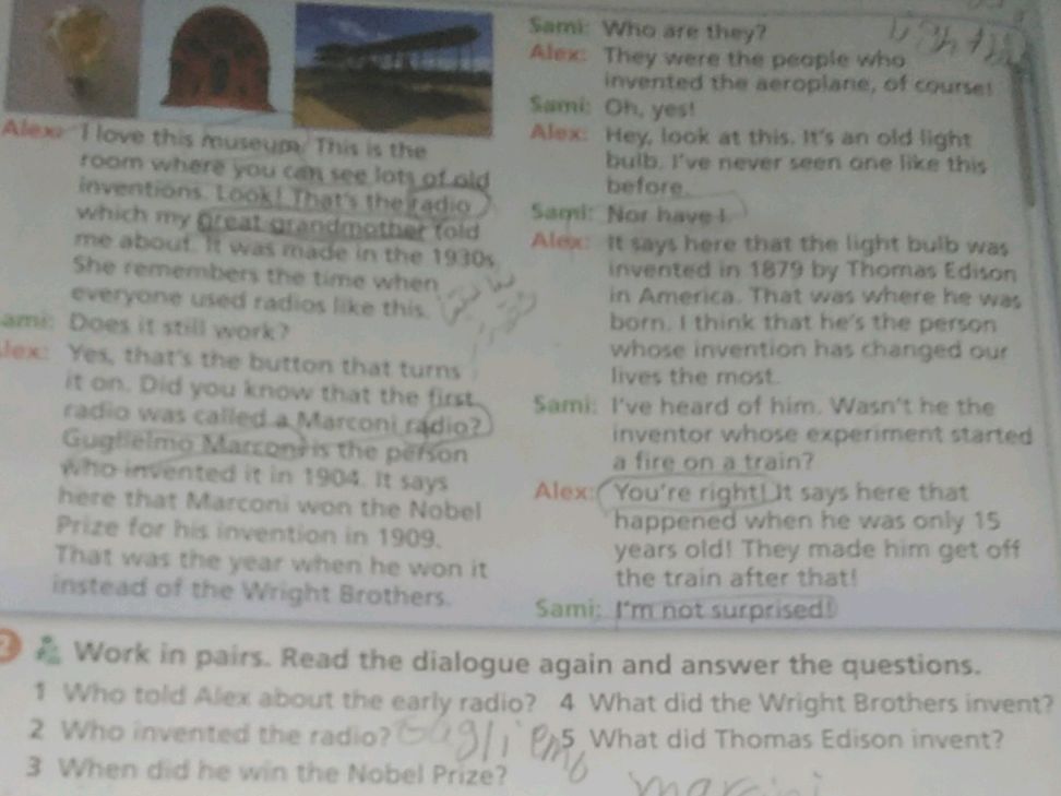 Work in pairs. Read the dialogue again and | StudyX