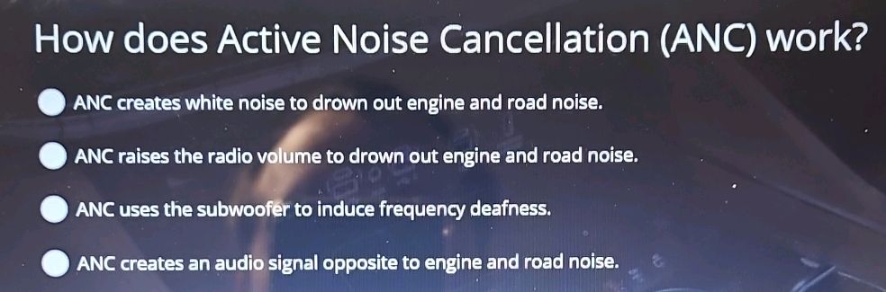 How does Active Noise Cancellation (ANC) | StudyX