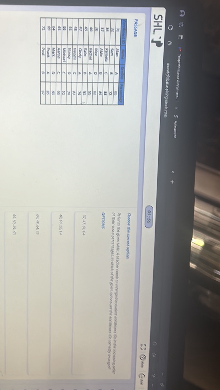 Refer to the given table. A teacher needs to | StudyX