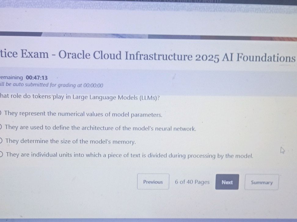 What role do tokens play in Large Language | StudyX
