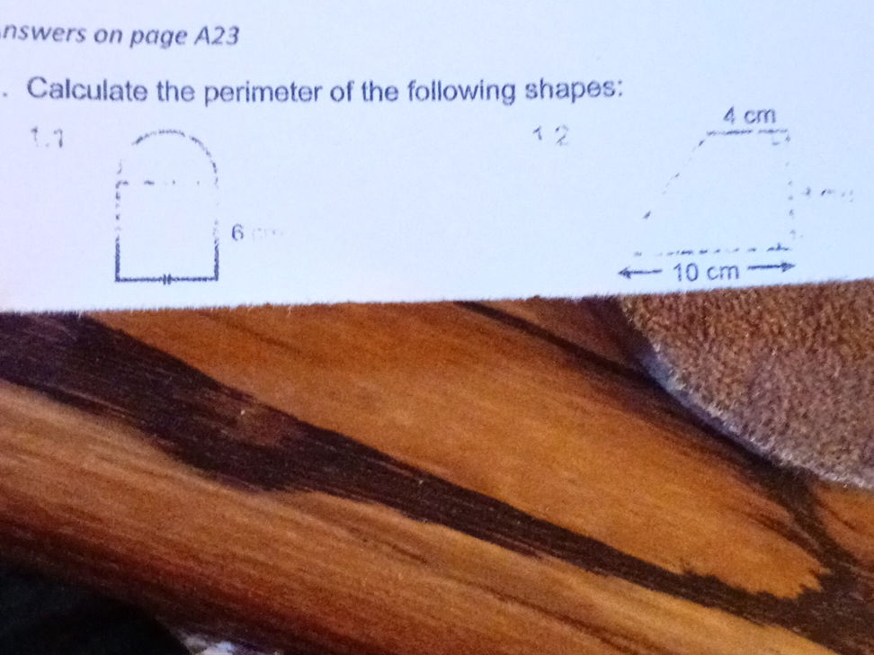 Calculate the perimeter of the following | StudyX