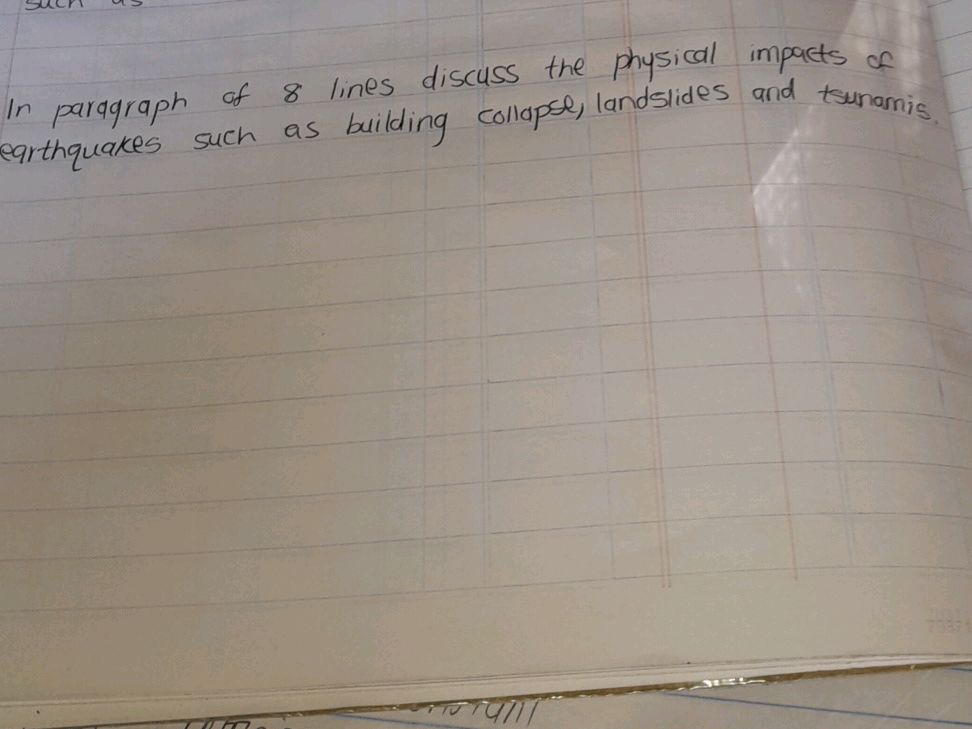 In paragraph of 8 lines discuss the physical | StudyX