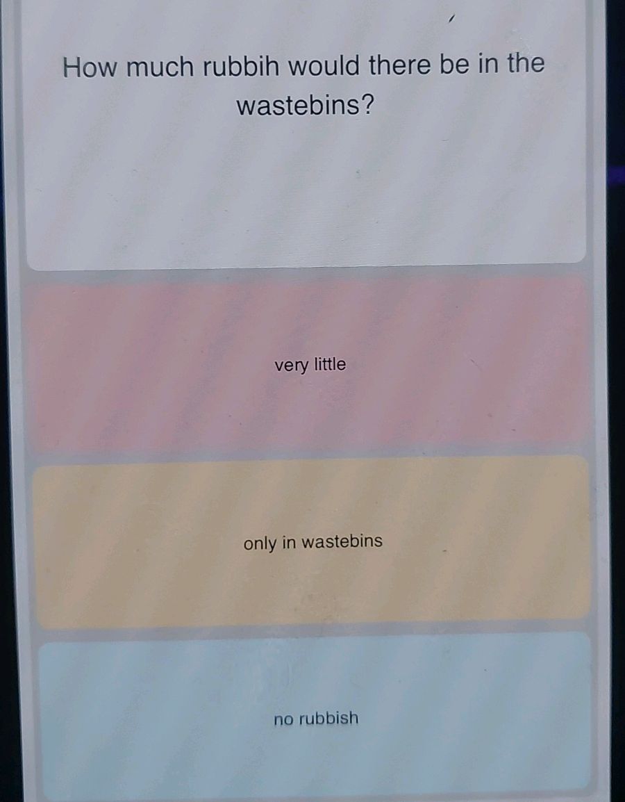 How much rubbih would there be in the | StudyX