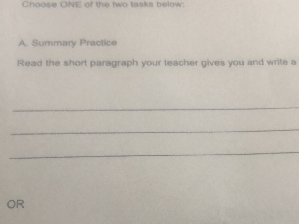 Choose ONE of the two tasks below: A. | StudyX