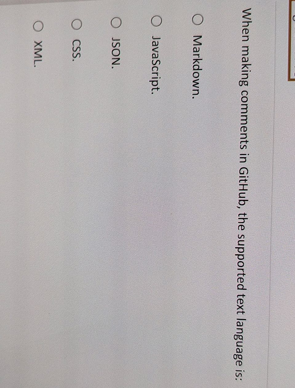 When making comments in GitHub, the | StudyX