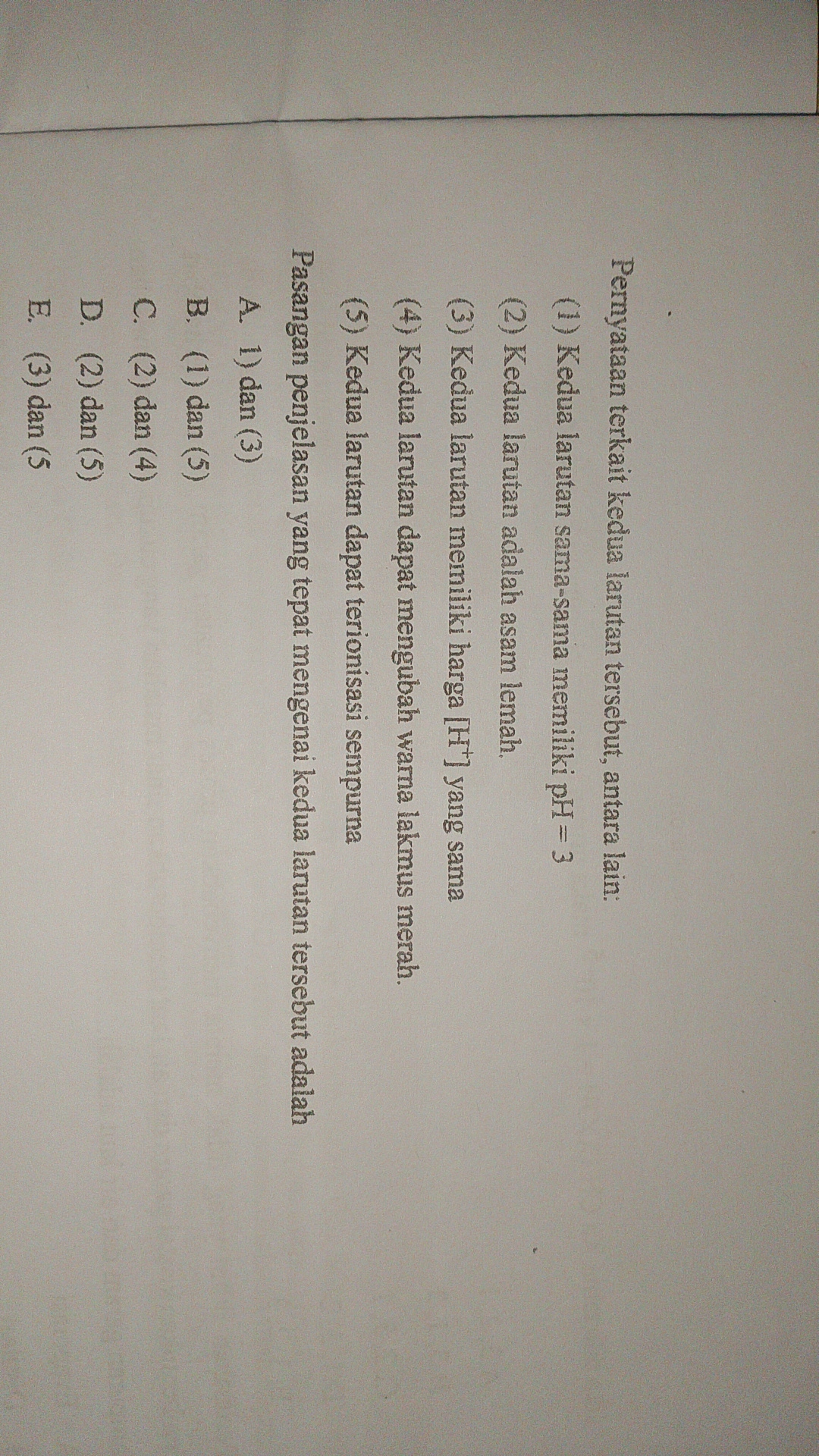 9. Perhatikan gambar dua larutan berikut | StudyX