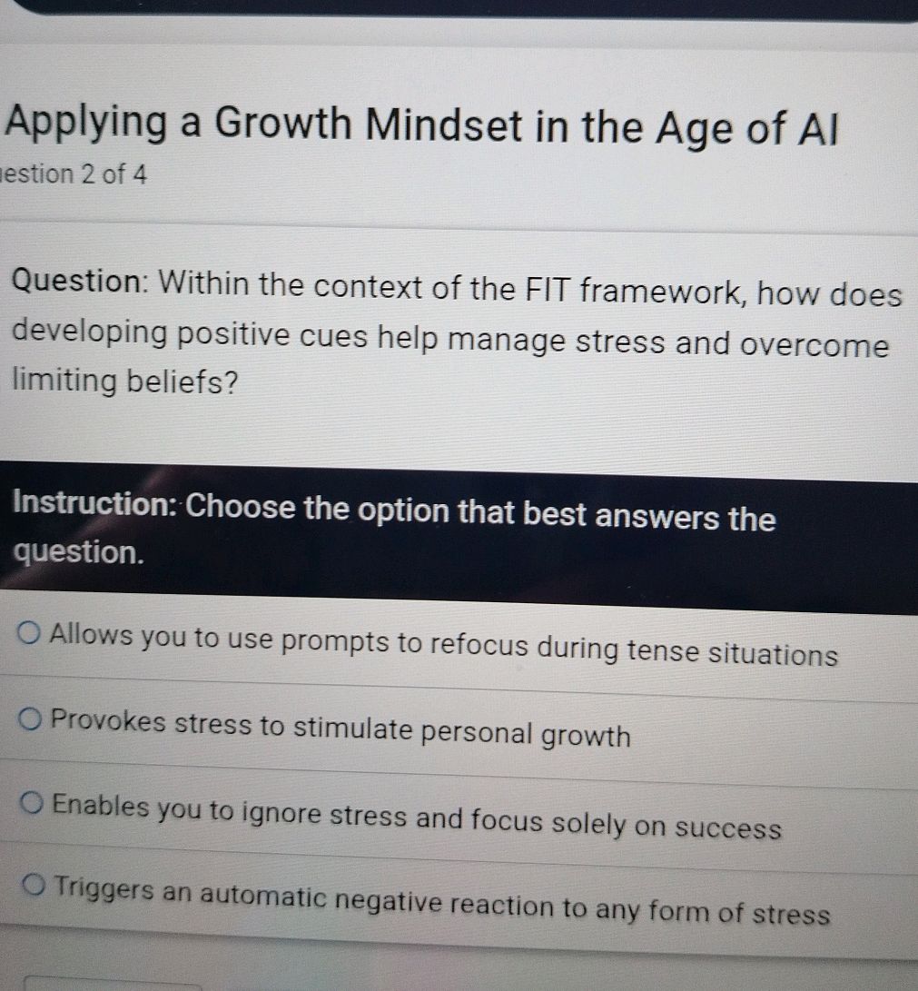 Question: Within the context of the FIT | StudyX