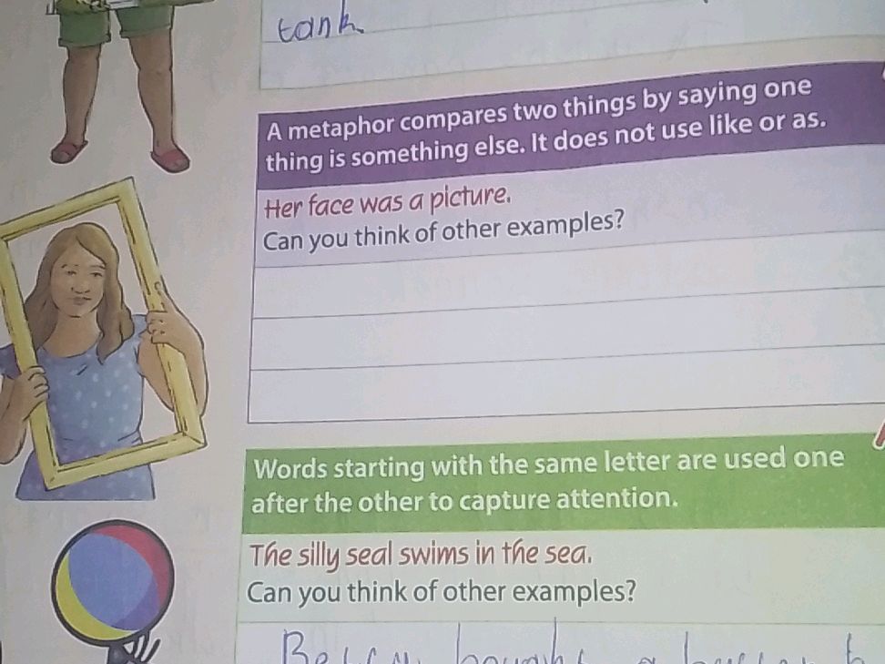 A metaphor compares two things by saying one | StudyX