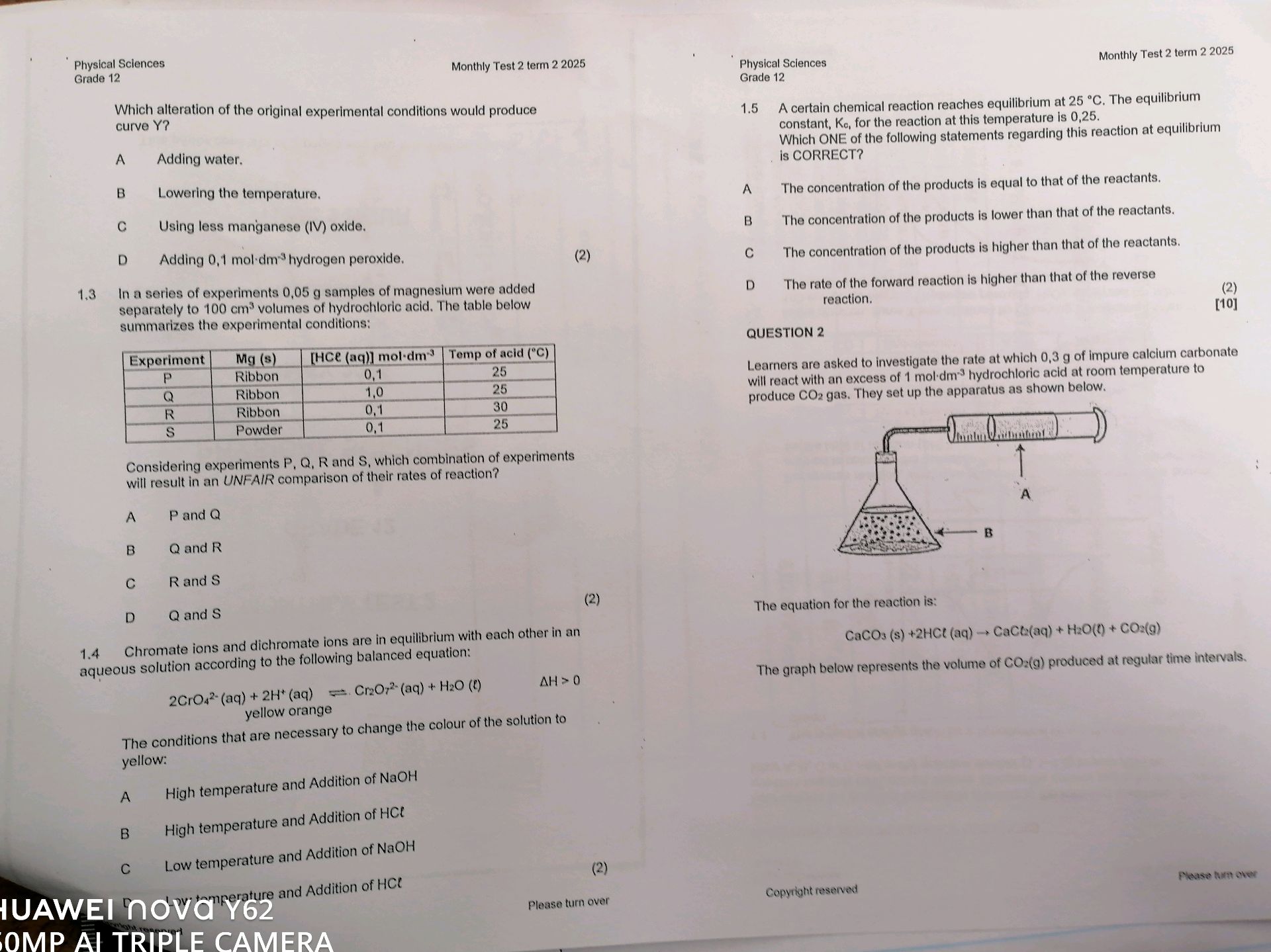 1. Which alteration of the original | StudyX
