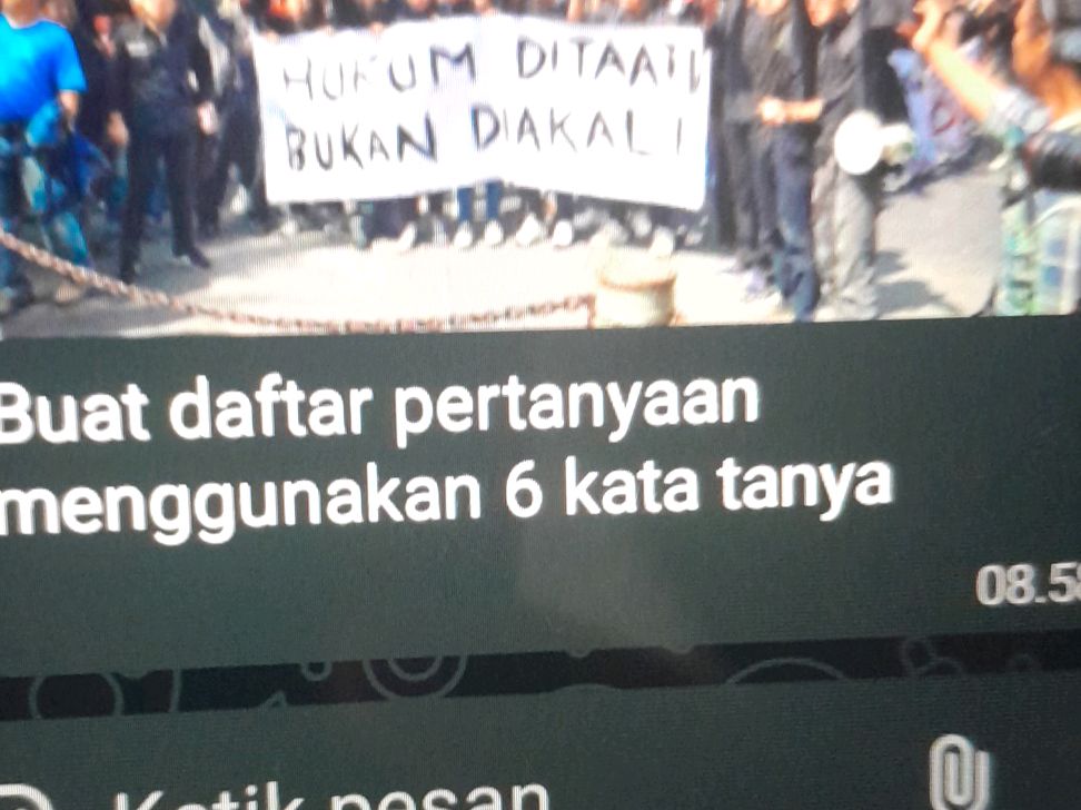 Buat daftar pertanyaan menggunakan 6 kata | StudyX