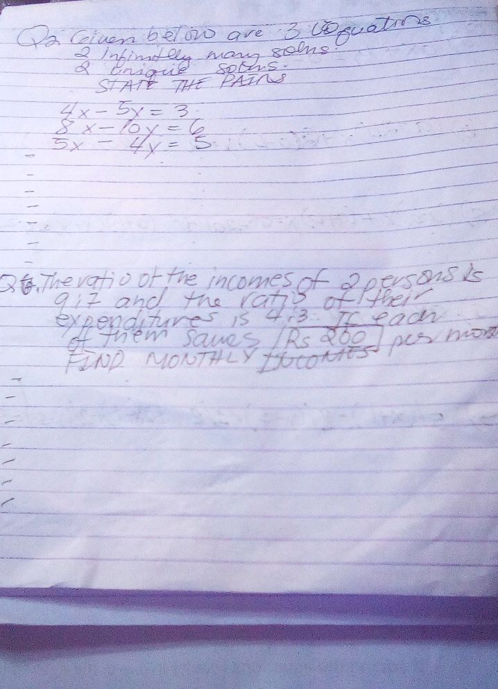 Q1. Given below are 3 equations. 2 | StudyX