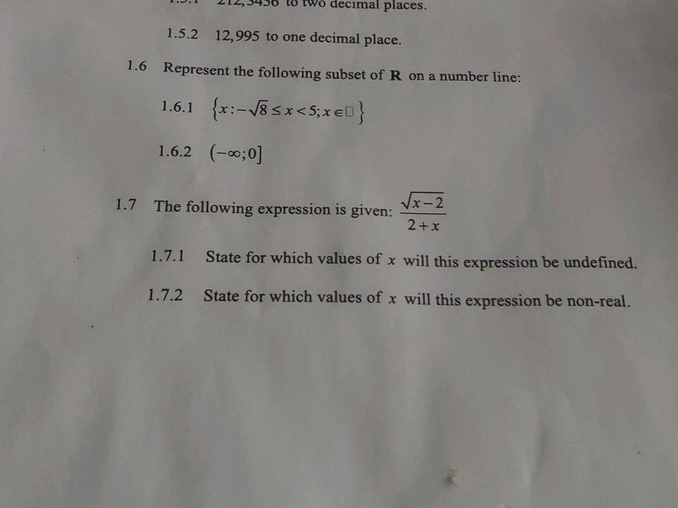 1. 7 The following expression is given: $ | StudyX