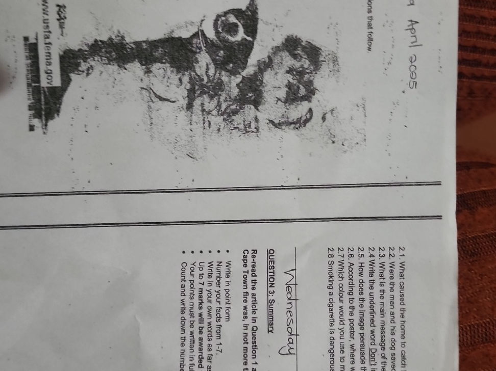 2.1. What caused the home to catch fire? | StudyX