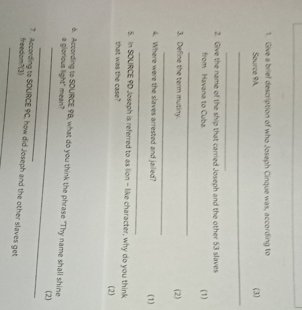 1. Give a brief description of who Joseph | StudyX