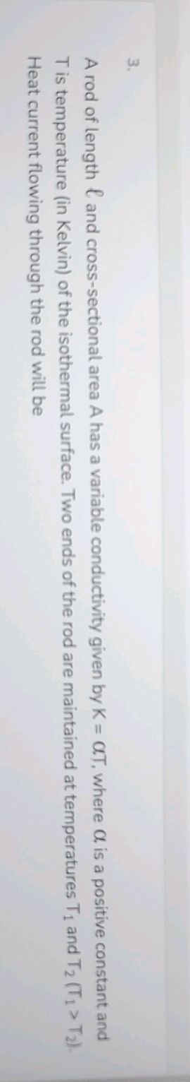 A rod of length \( \) and cross-sectional | StudyX