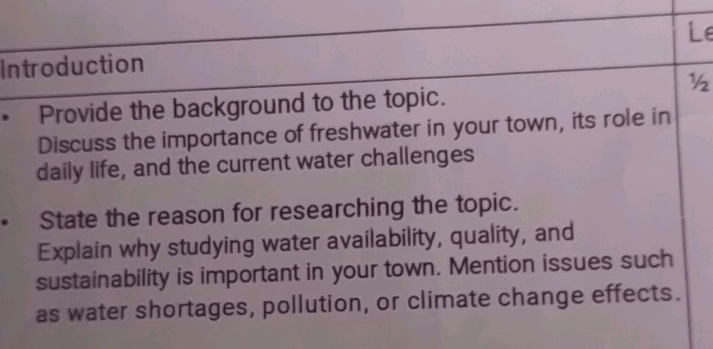 Provide the background to the topic. Discuss | StudyX