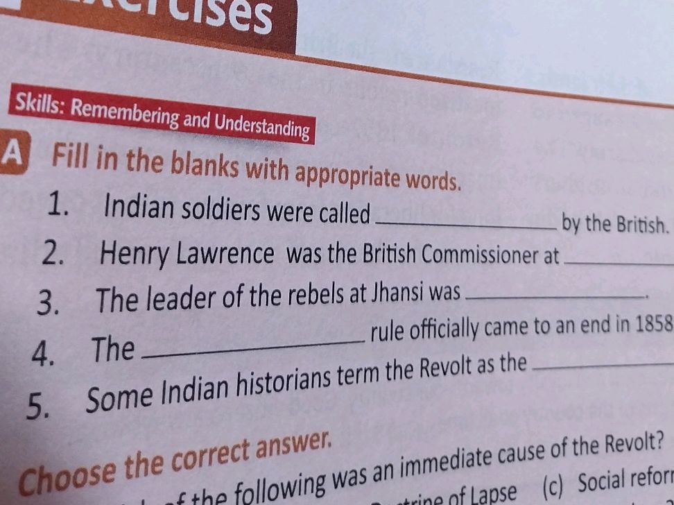 Fill in the blanks with appropriate words. | StudyX