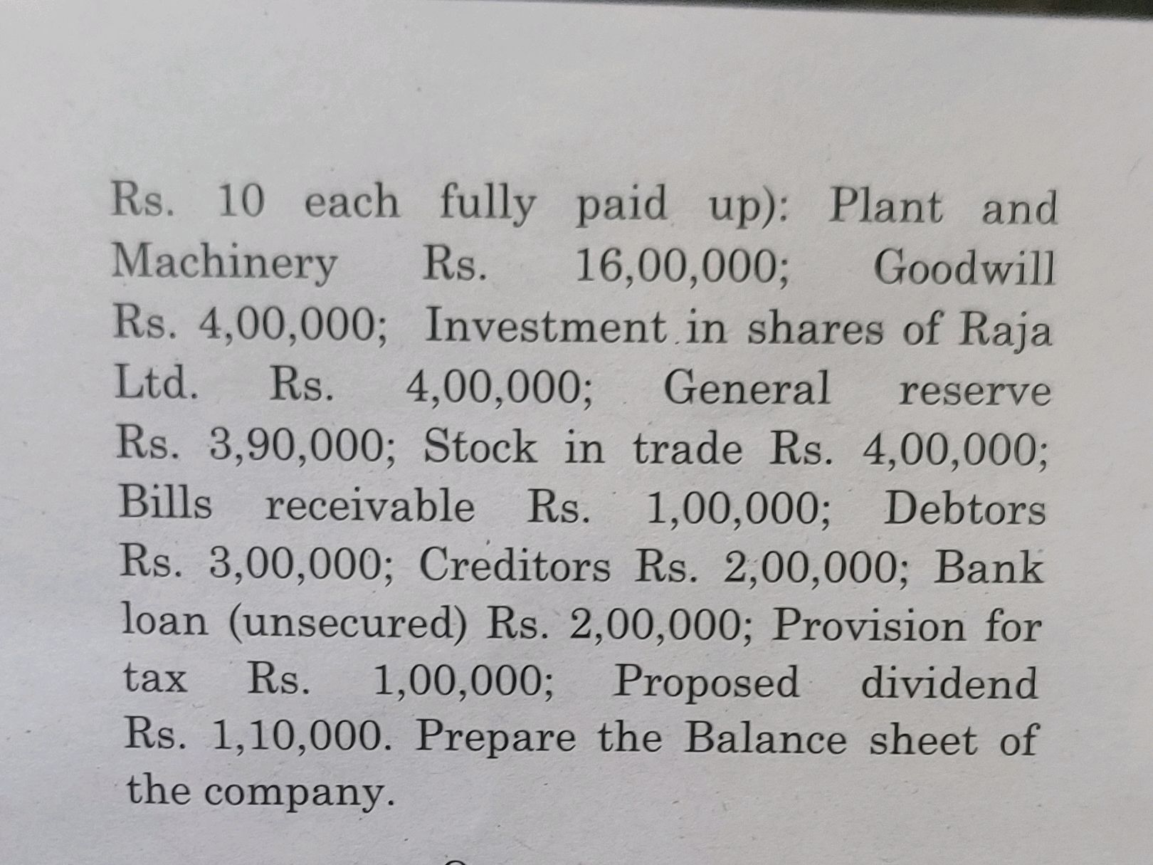 Rs. 10 each fully paid up): Plant and | StudyX
