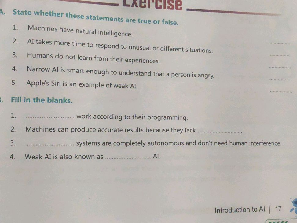 A. State whether these statements are true | StudyX