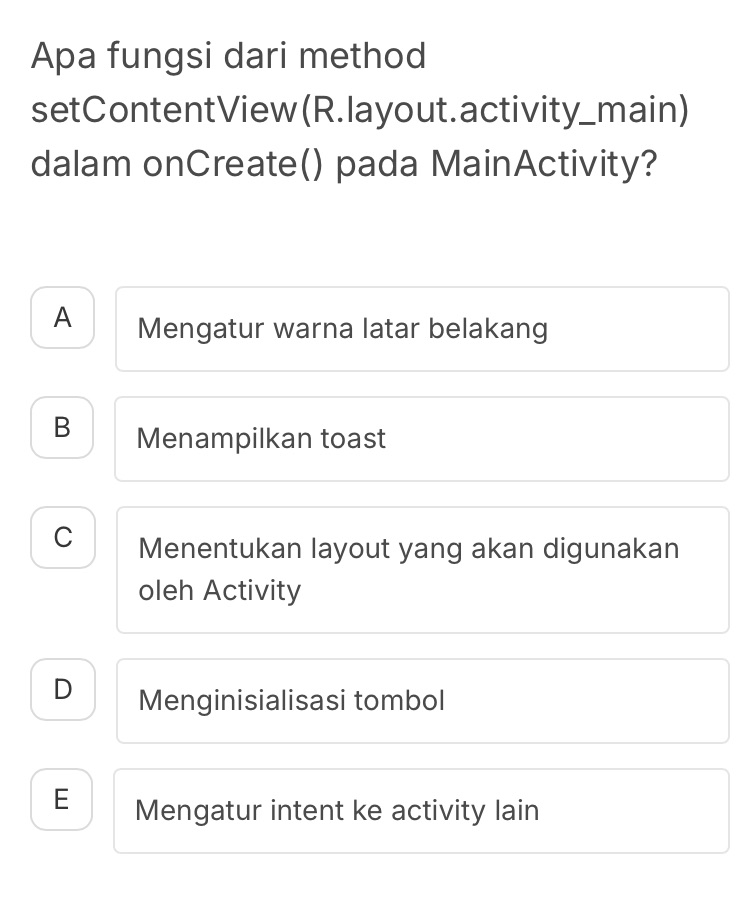 Apa fungsi dari method | StudyX