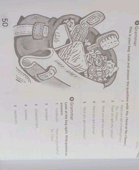 3 Grammar This is your bag. Look and answer | StudyX