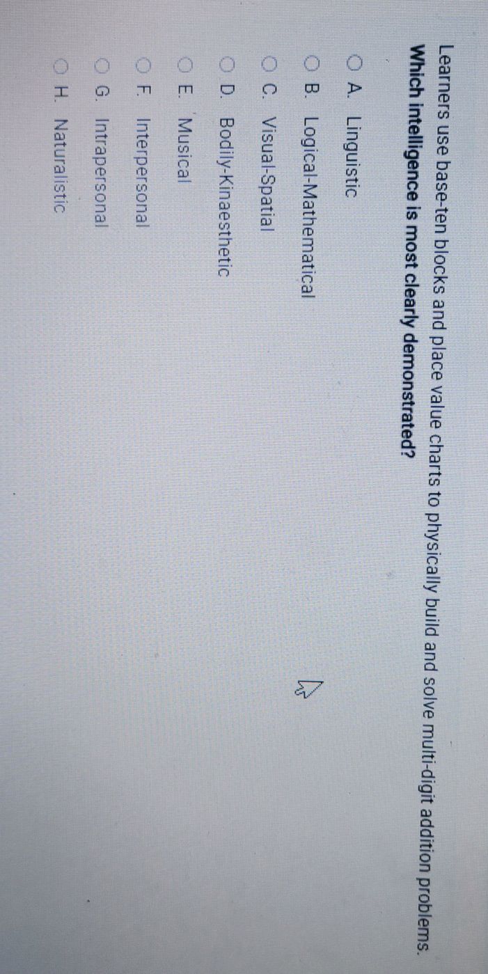 Learners use base-ten blocks and place value | StudyX