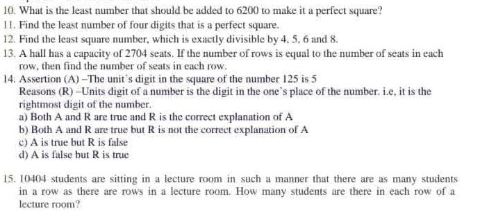 What is the least number that should be