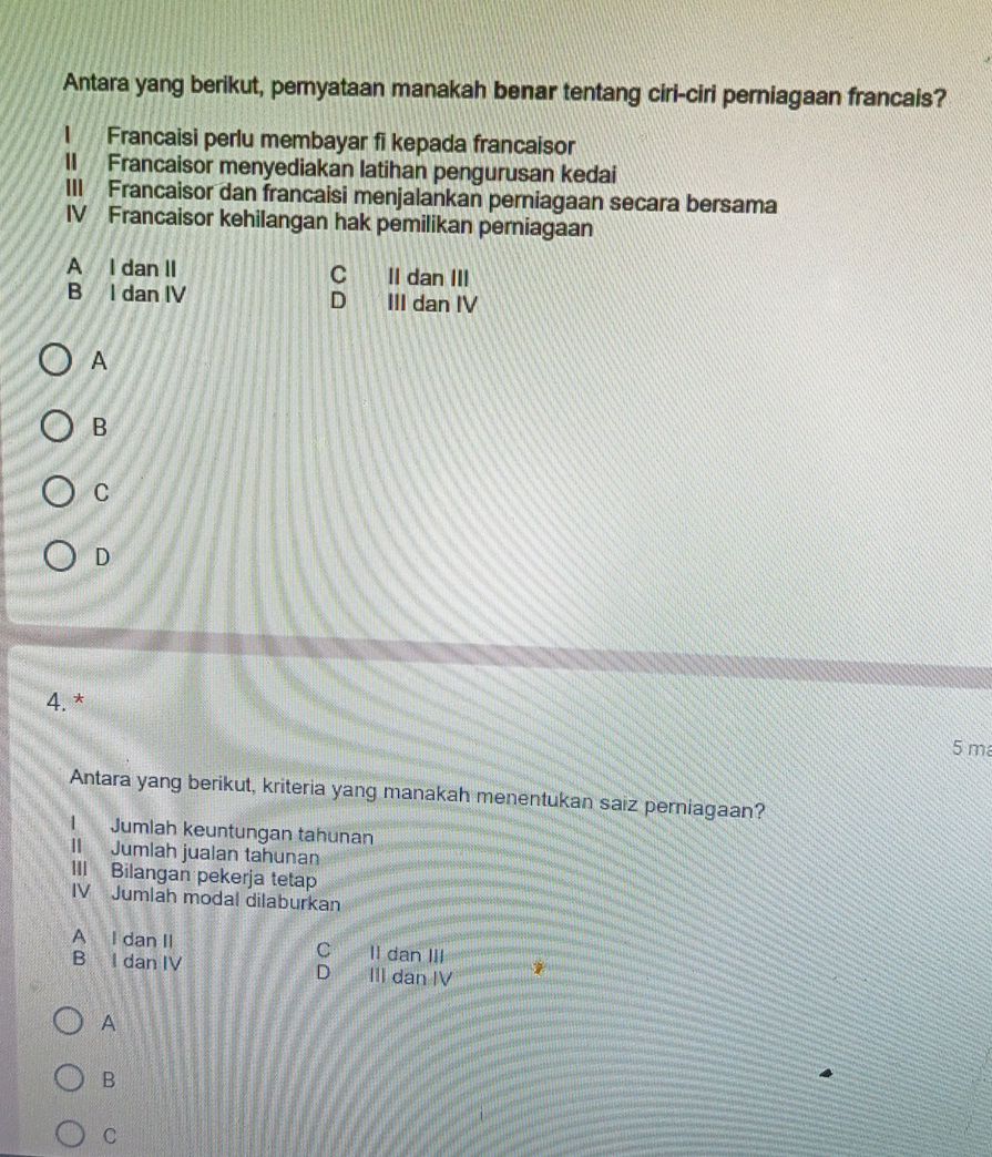 Antara yang berikut, pernyataan manakah | StudyX