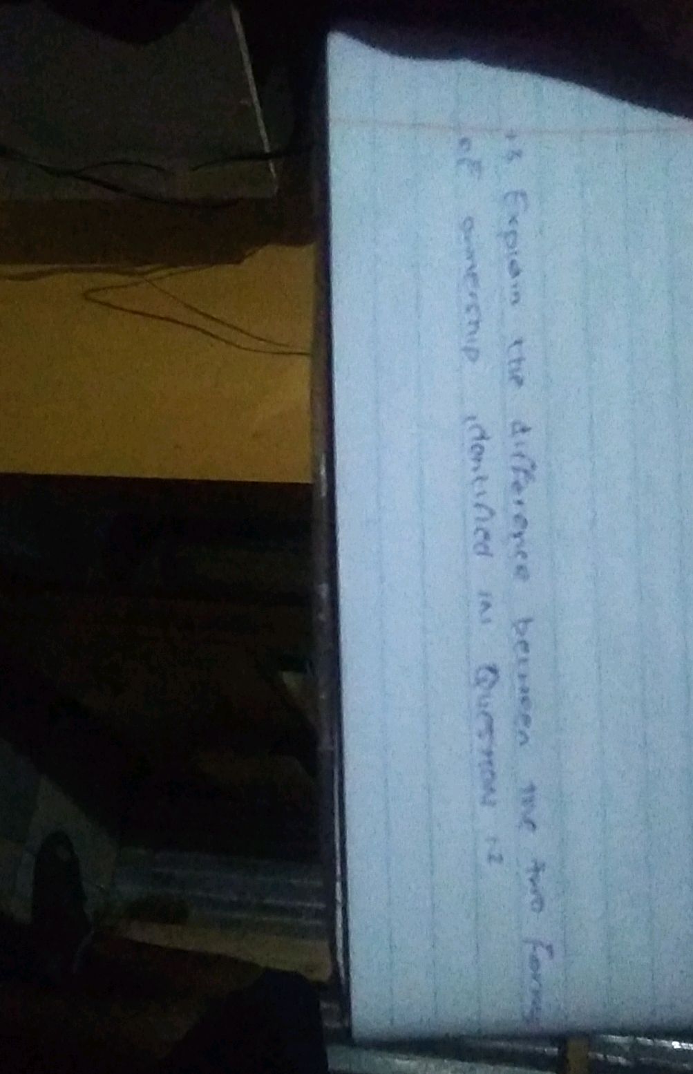 3. Explain the difference between the two | StudyX