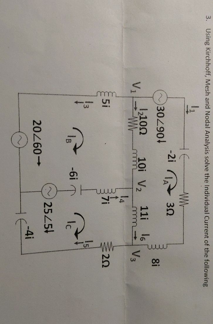 3. Using Kirchhoff, Mesh and Nodal Analysis | StudyX