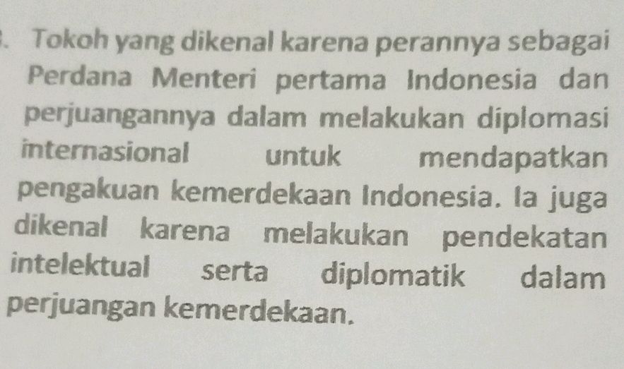 . Tokoh yang dikenal karena perannya sebagai | StudyX