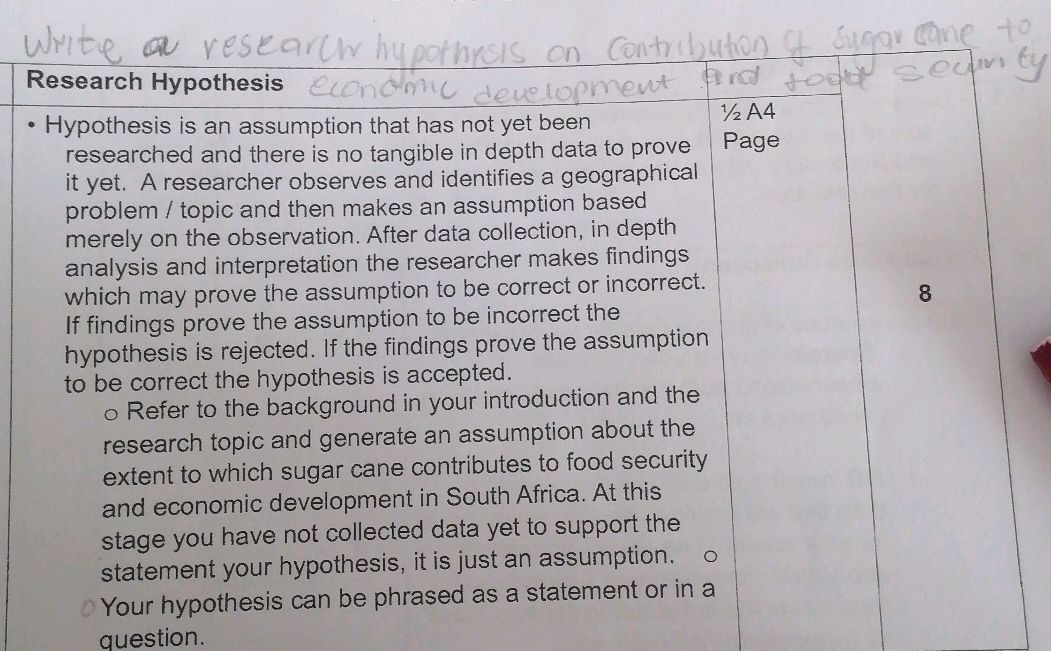 Write a research hypothesis on Contribution | StudyX