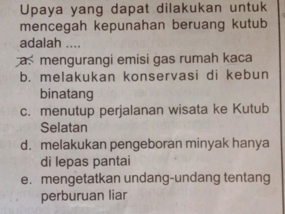 Upaya yang dapat dilakukan untuk mencegah | StudyX