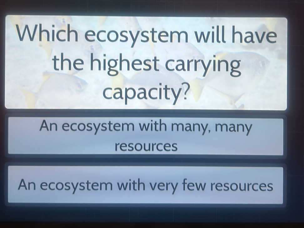 Which ecosystem will have the highest | StudyX