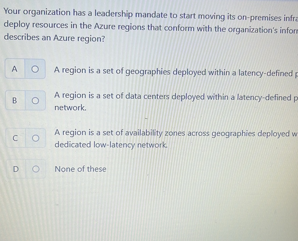 Your organization has a leadership mandate | StudyX