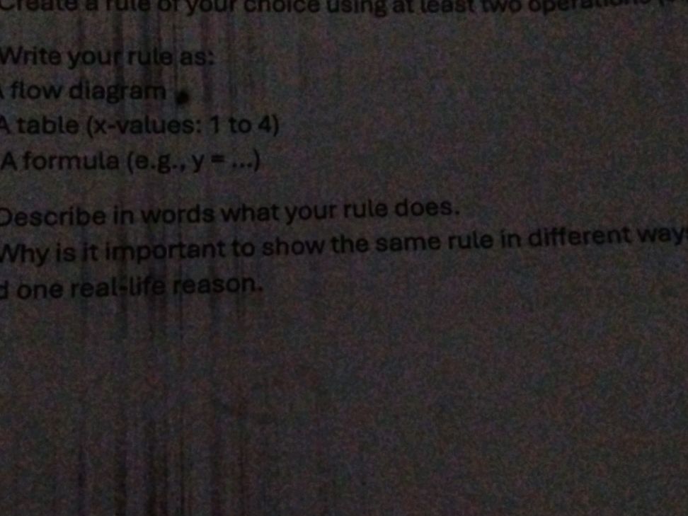 Create a rule of your choice using at least | StudyX