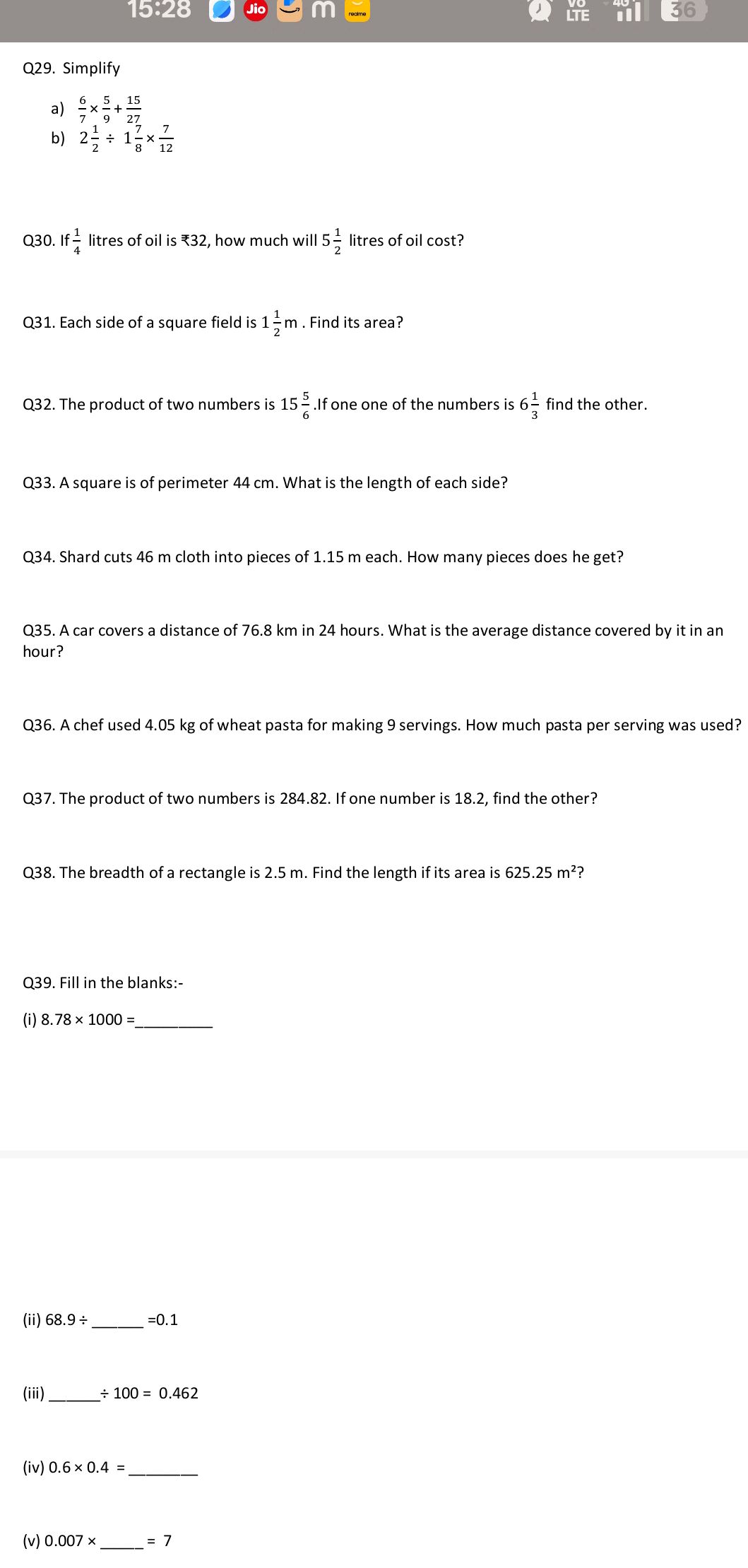 Q29. Simplify a) $ {6}{7} {5}{9} + | StudyX