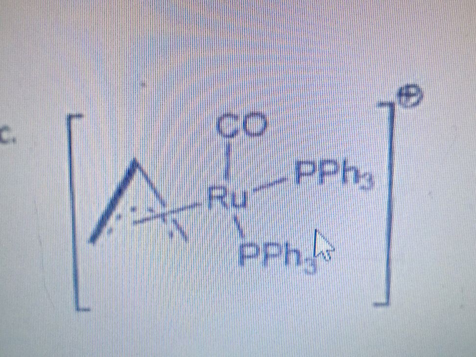 The image shows a chemical structure. The | StudyX