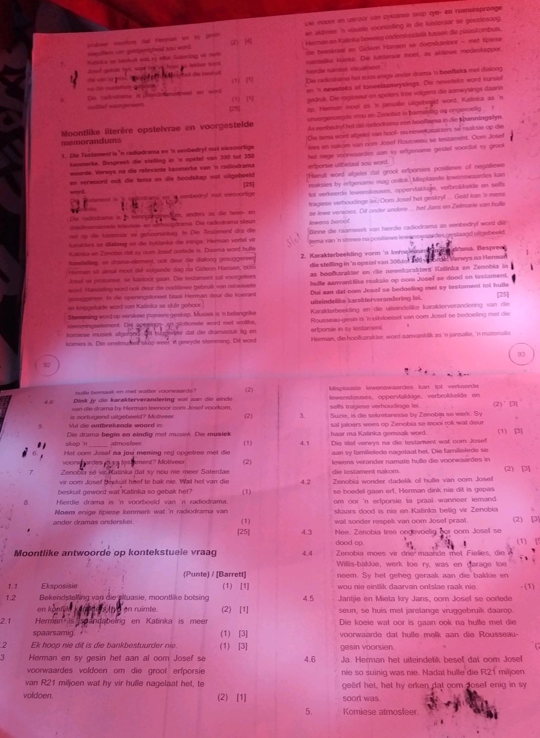 4.6 Dink jy die karakterverandering wat aan | StudyX