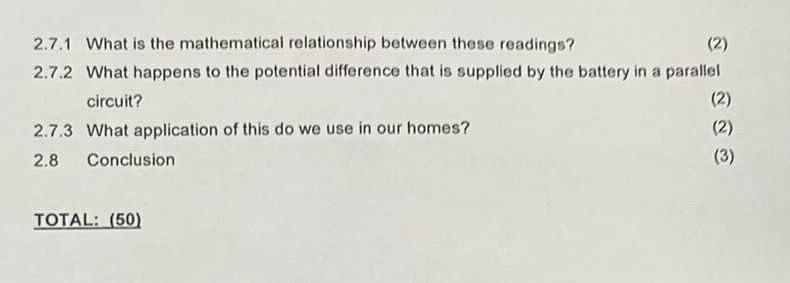 2.7.1 What is the mathematical relationship | StudyX